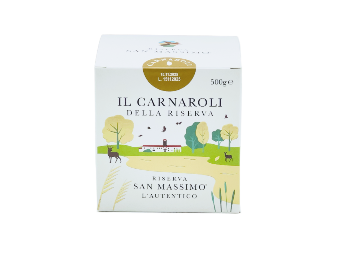 Autentico Riso Carnaroli 500g - Riserva San Massimo | Pasta Lovers